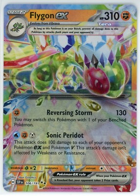 Pokemon TCG - Flygon ex - 106/191 Surging Sparks - Double Rare Holo | eBay