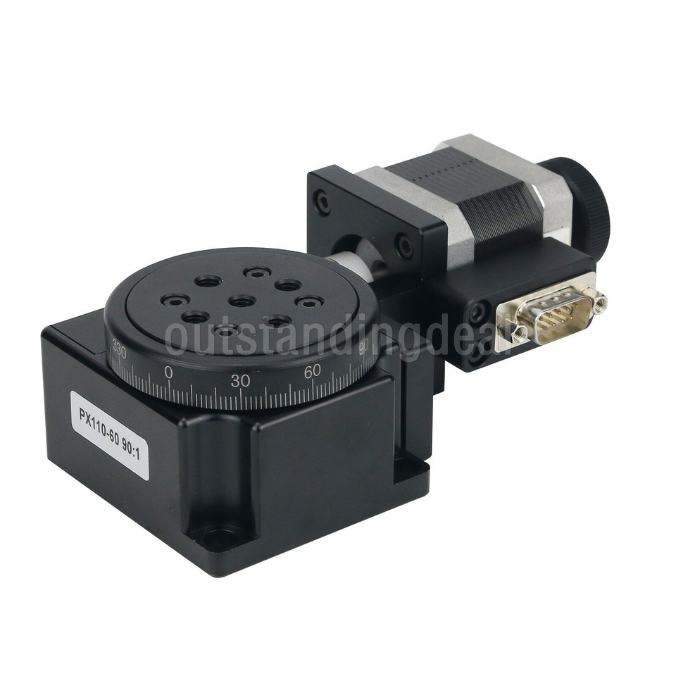 60mm Electric Rotating Platform Motorized Precision Rotary Stages Table ...