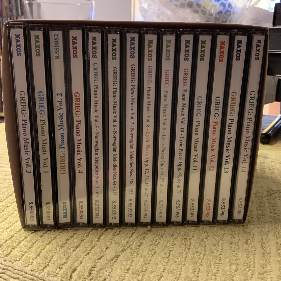 Grieg Complete Piano Music, Steen-Nokleberg [Naxos, 14 CD Box Set] | eBay Australia