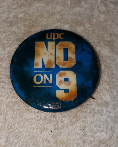 Upc No On 9 Vintage Button Pin Pinback | eBay