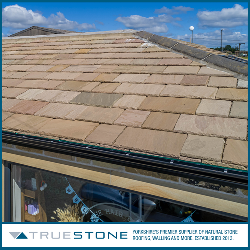 Truestone 22mm Traditional Buff Natural Stone Roof Slates | eBay UK