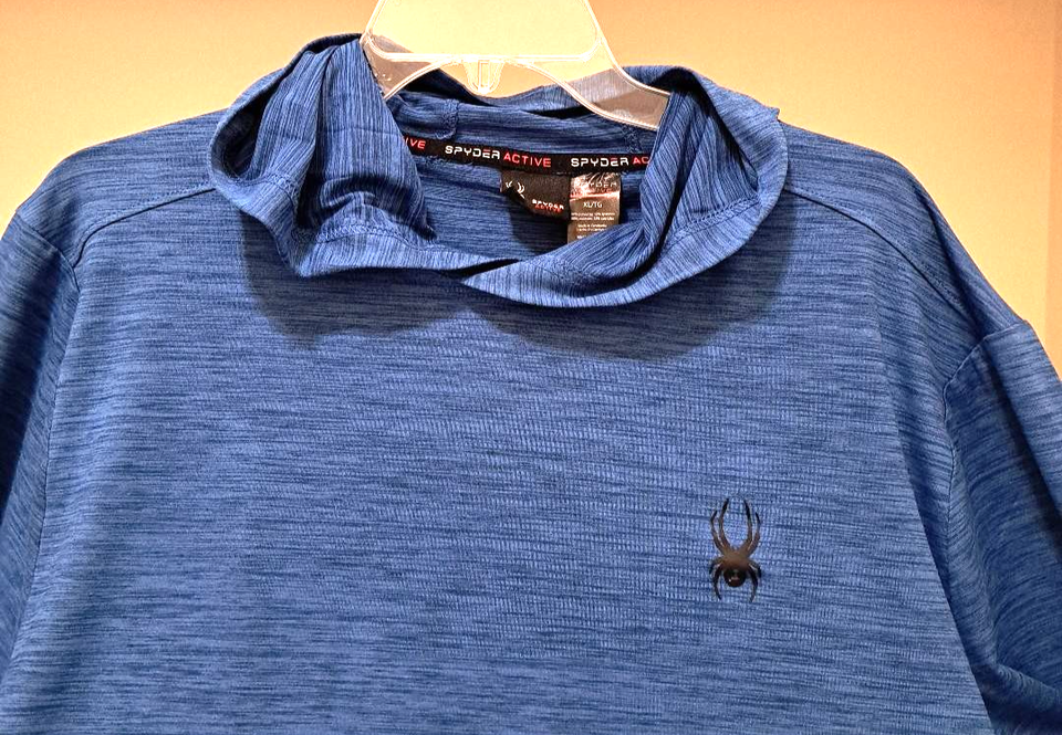 Spyder Active Top Men’s XL/XXL Shirt TWO Long Sleeve Blue ProW=B T ...