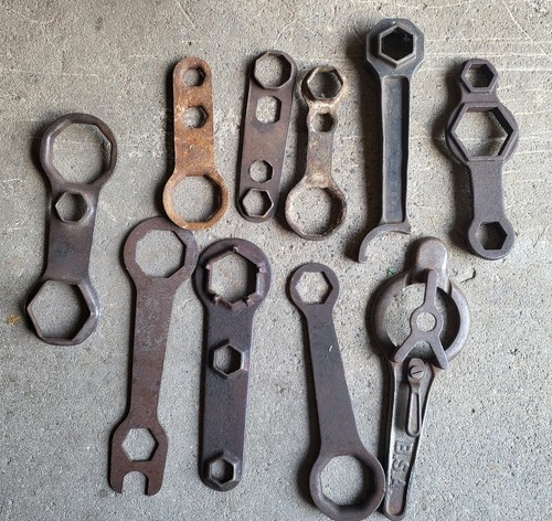 Vintage Wheel Hub Spanner Remover Wrench BSA Wire Wheels . BUICK CHEVY ...