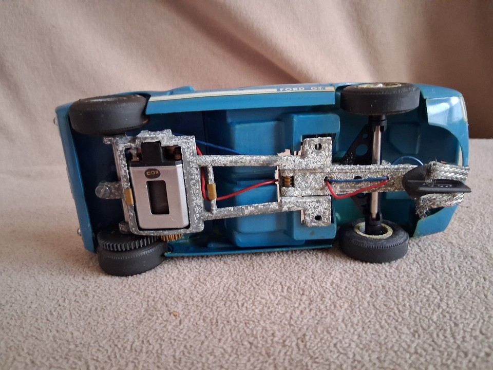 Vintage Cox Ford GT 1/24 Scale Slot Car - Non-Running Chassis | eBay