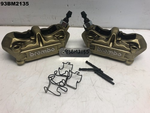 BMW S 1000 RR 2008 RH & LH FRONT BRAKE CALIPER & FITTINGS LOT93 ...