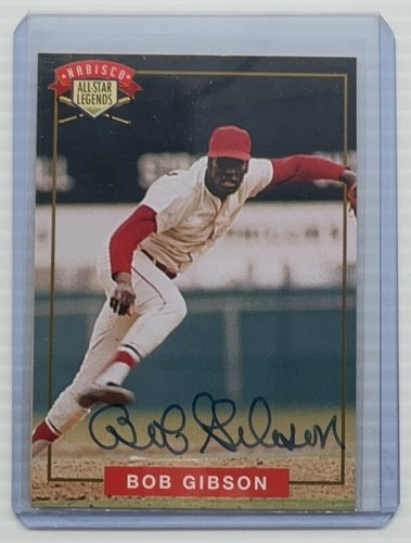 1994 Nabisco All Star Legends Bob Gibson Auto Autograph #BG HOF ...