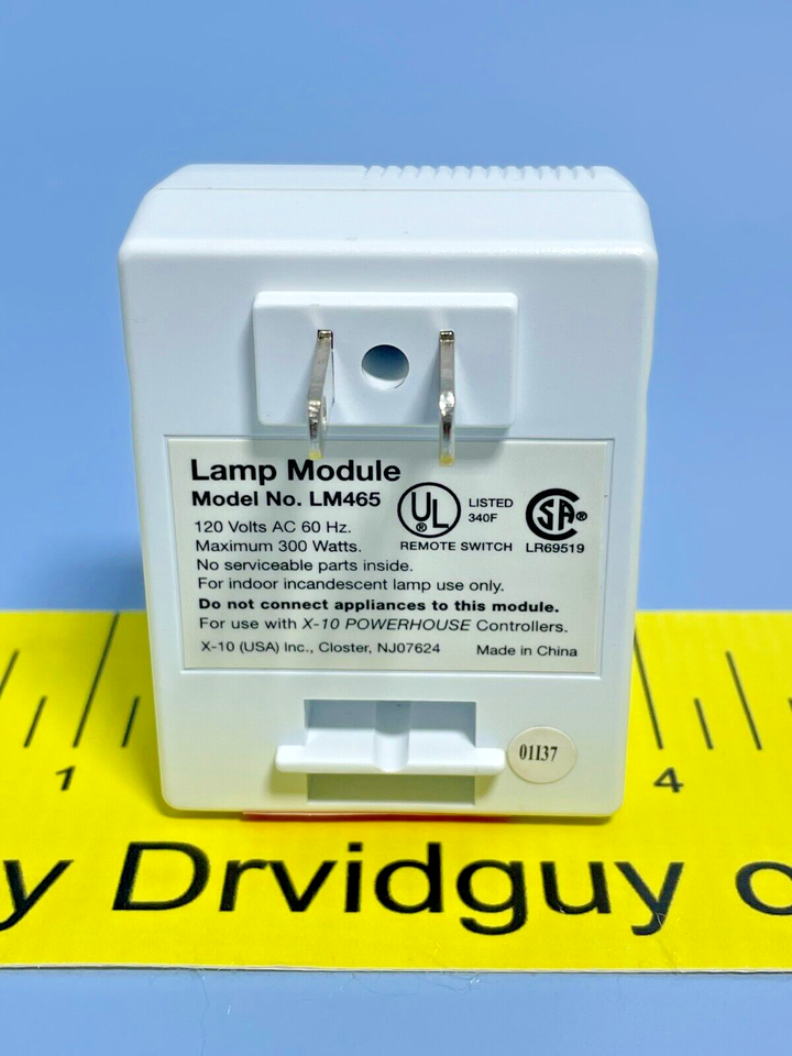 X10 Powerhouse LM465 Lamp Module 120VAC, 60Hz, 300W; LM465-C | eBay