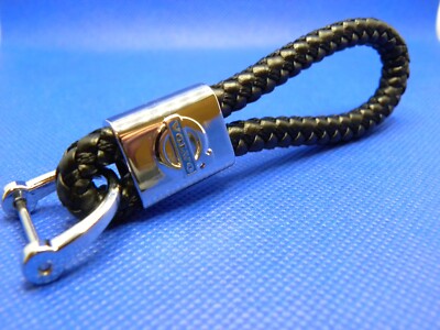 Volvo Key Ring Leather and Metal Alloy NEW | eBay