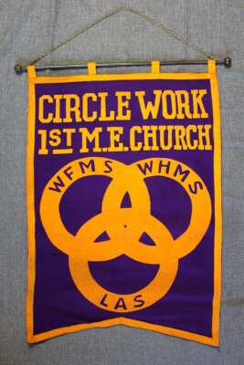 Circle Work (c.1900's) 23x33 US Temperance Banner | eBay