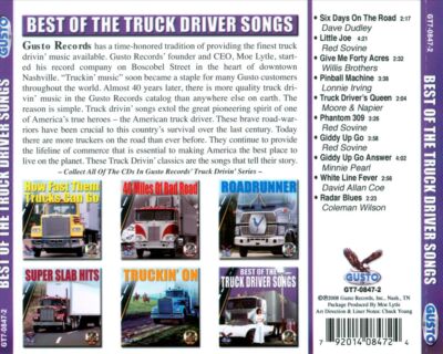 VARIOUS ARTISTS - BEST OF TRUCK DRIVER SONGS NEW CD 792014084724| eBay