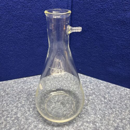 PYREX 4000mL 4L Glass Filtering Flask Heavy Wall Sidearm Tube 1/2” OD ...