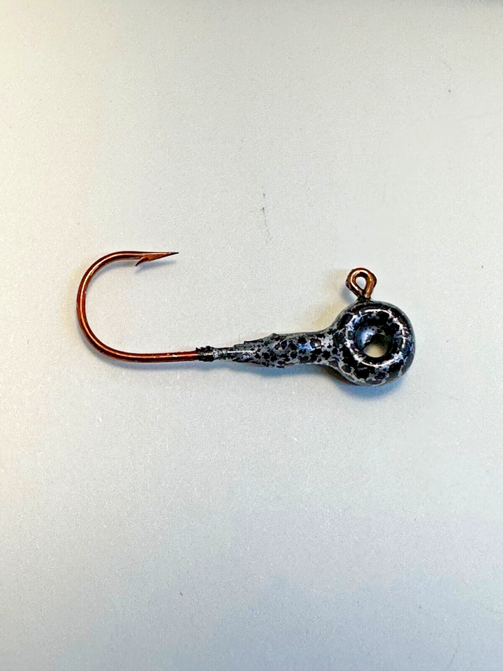 Crappie jig heads 1/16oz nibbles, slab bite, Powerbait Scent holder jig ...