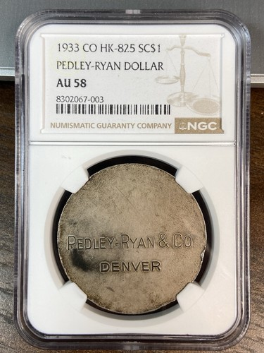 1933__AU 58__So Called Dollar__Pedley-Ryan__HK-825__NGC, Silver | eBay
