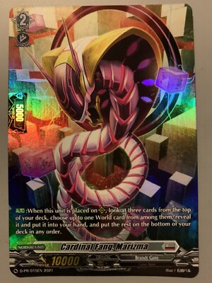 CARDFIGHT VANGUARD CARDINAL FANG MARIZMA (BRANDT GATE) D-PR/015EN FULL ...