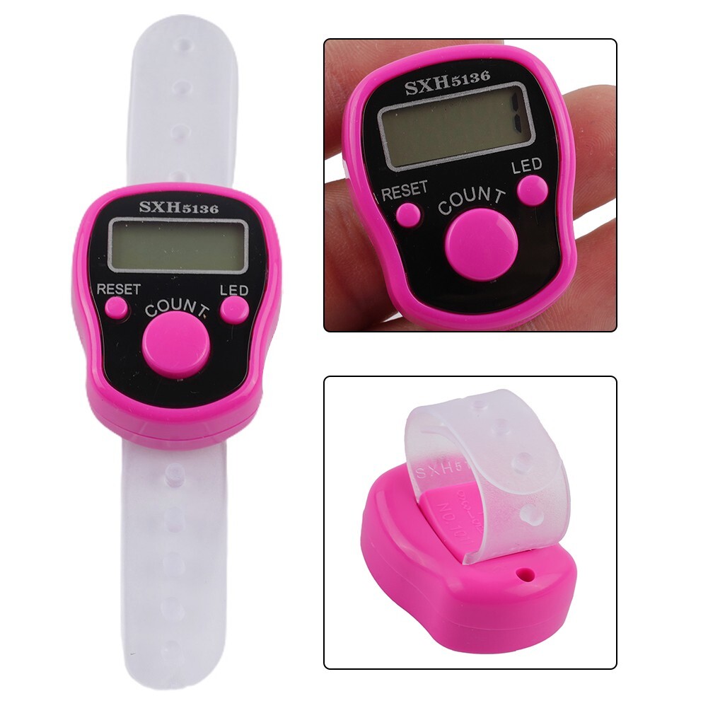 Digital Finger Hand Counter with LED Screen Versatile and Easy to Carry ...