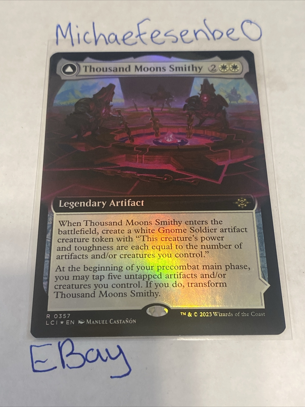 Thousand Moons Smithy Extended Art Foil Lost Caverns Of Ixalan LCI MTG ...