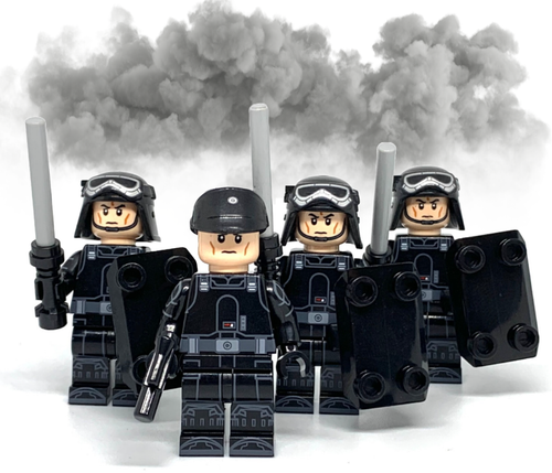 4 custom Imperial Army Riot Trooper Minifigures (Andor) - Star Wars ...