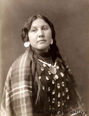 Native American Crow Woman - Historic Photo Print | eBay