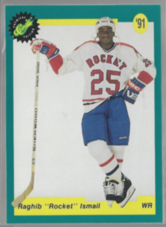 RAGHIB (ROCKET) ISMAIL 1991 Classic Insert #B. | eBay
