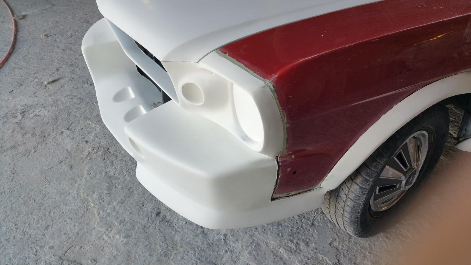 1964-1966 Ford Mustang Fastback Fiberglass Body Kit White Left | Mexico ...
