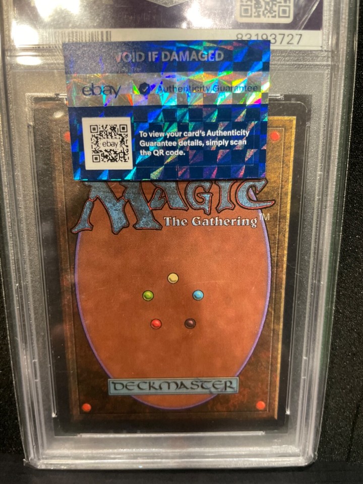 1993 Unlimited Mox Emerald Rare Magic: The Gathering Card PSA 6 Power ...