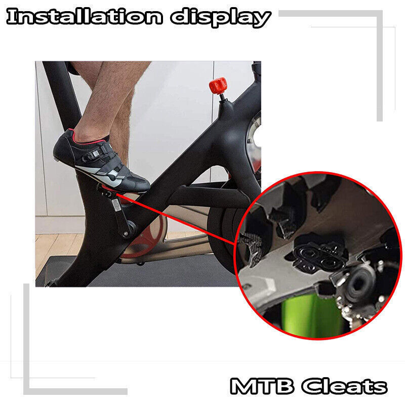 BUCKLOS Race SPD Clipless Pedals MTB Mountain Bike Clip in Dual Sided ...