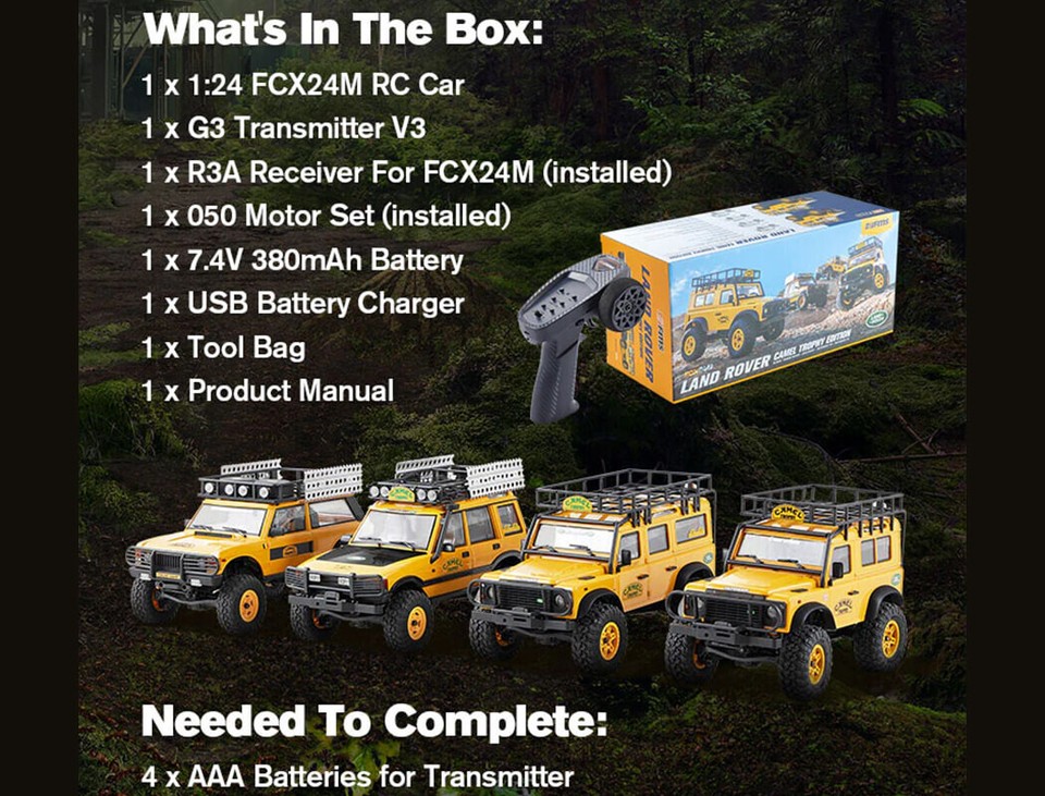 FMS 1:24 FCX24M Land Rover Defender 90 Mk1 RC Car - *PREORDER* | eBay