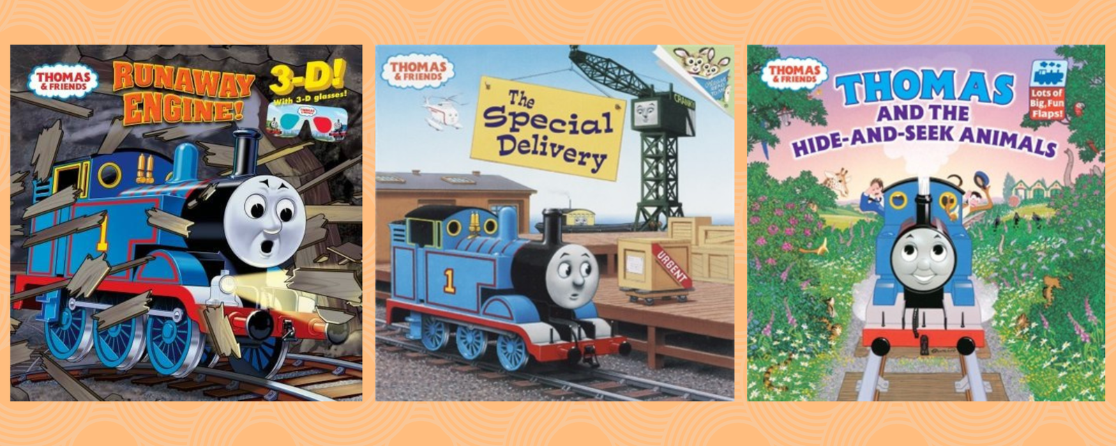 LOT of 3 Thomas & Friends PictureBack Books Soft Cover Random House #5 ...