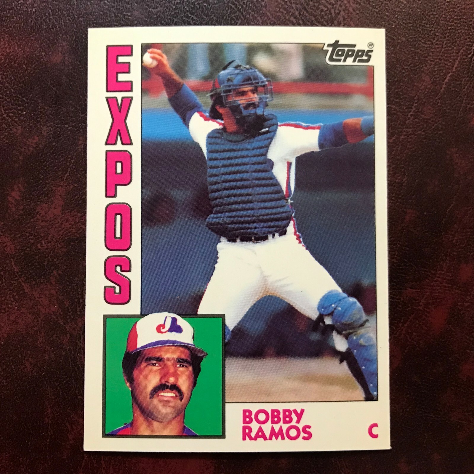1984 Topps TIFFANY Set BOBBY RAMOS #32 MONTREAL EXPOS - NM/MINT+ *HIGH ...
