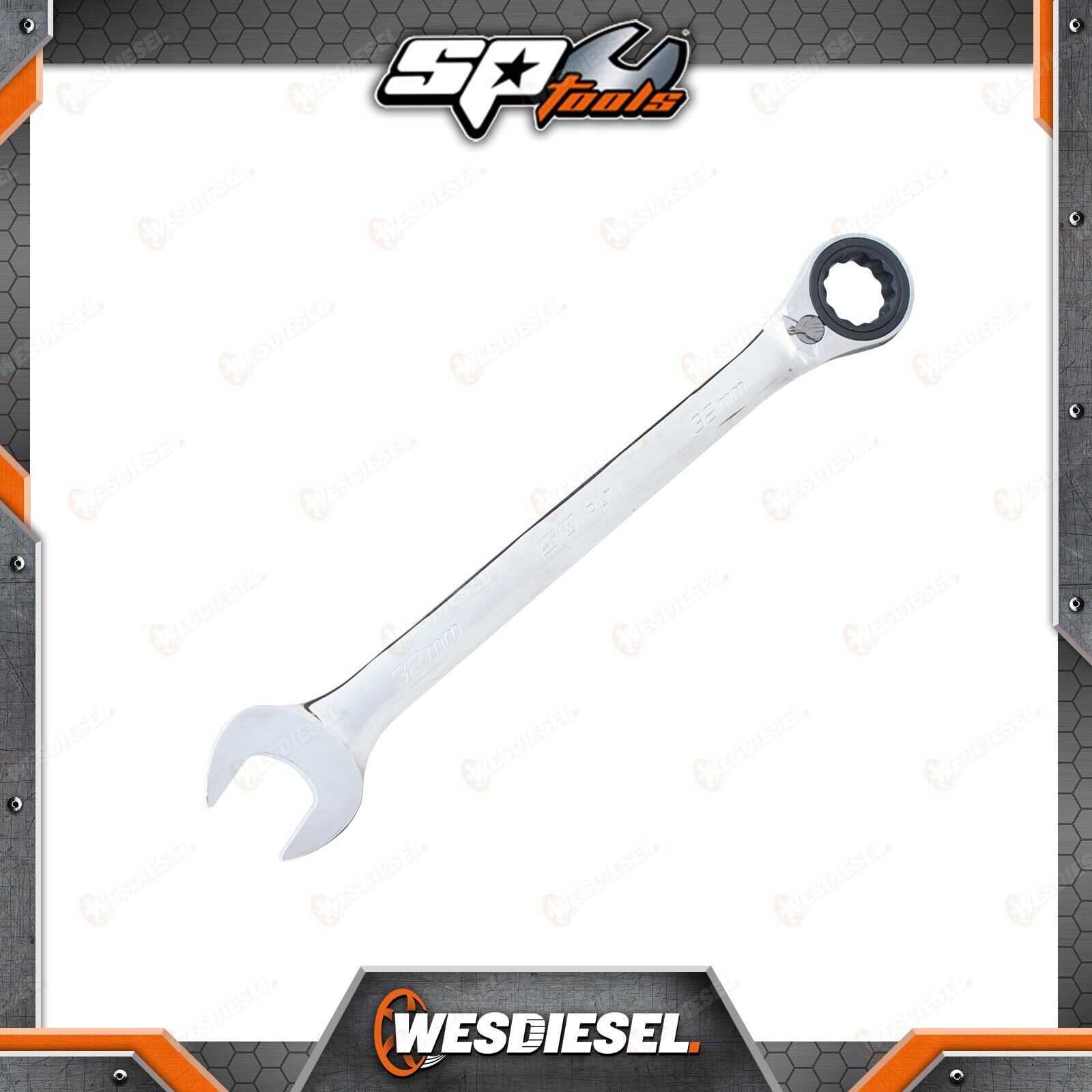 SP Tools Gear Drive ROE Quad Drive Spanner - 27mm Metric 15 Degree ...