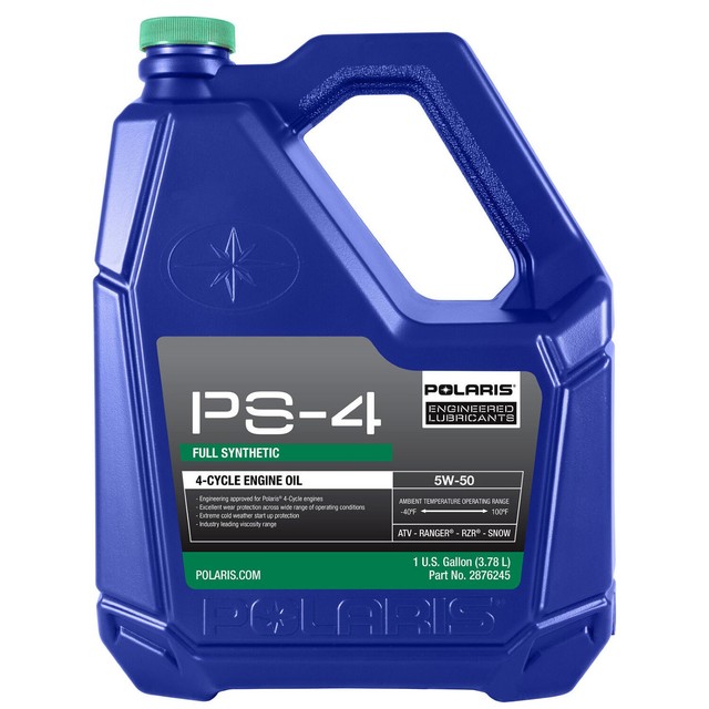 Pure Polaris 1 Gallon Full Synthetic 5W50 4 Stroke Motor Oil RZR 900 ...