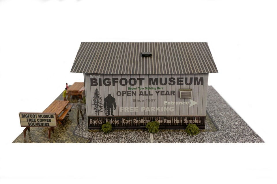 1/48 Bigfoot Museum Model Build Kit, Bigfoot Memorabilia, Sasquatch ...