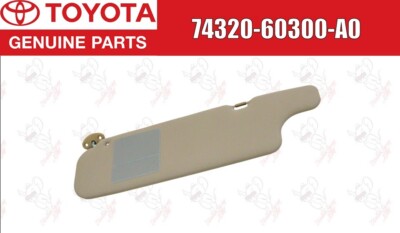 TOYOTA GENUINE LAND CRUISER BJ70 LEFT IVORY COLOR SUN VISOR 74320-60300 ...