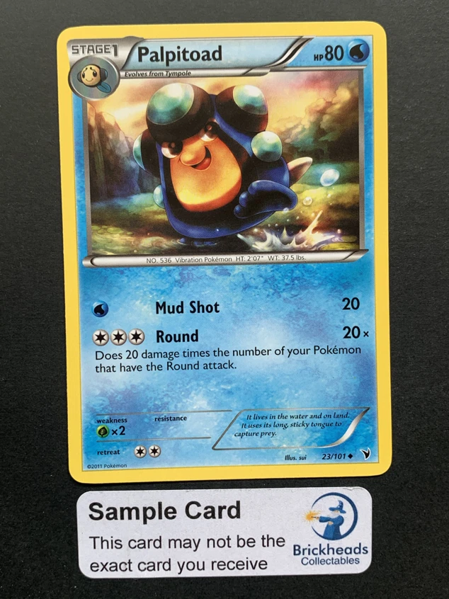 Pokemon Palpitoad Card
