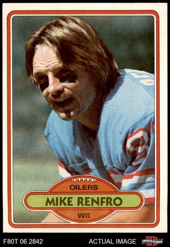 1980 Topps #301 Mike Renfro Oilers RC TCU 7 - NM | eBay