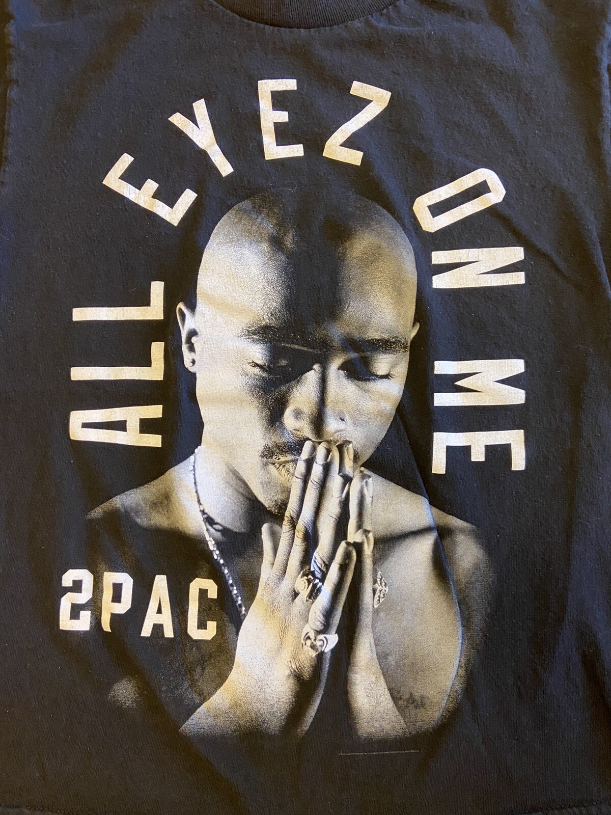Rupac 2pac Praying All Eyez On Me Shirt Sz S - Gem
