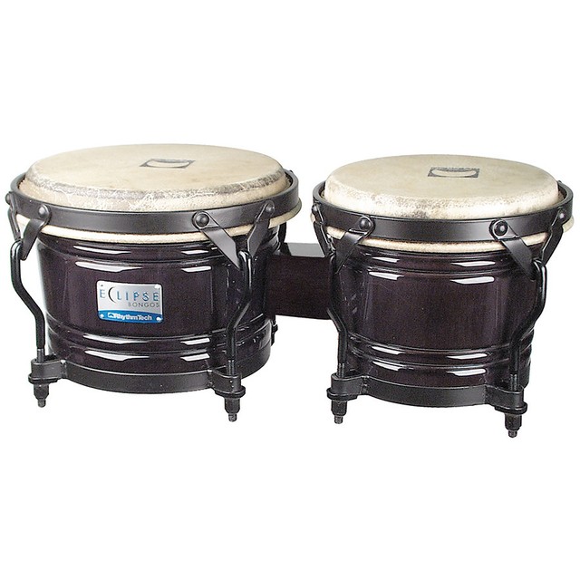 Rhythm Tech Rt5600 Eclipse Wood Bongos Black for sale online | eBay