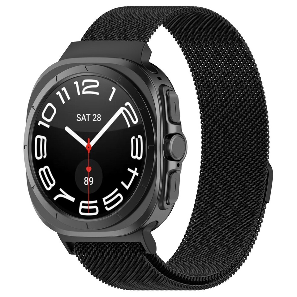 For Samsung Galaxy Watch Ultra (2025) Milanese Loop Steel Mesh Band ...