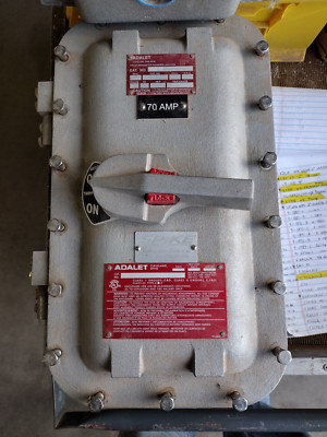 XCBB N4 ADELET EXPLOSION PROOF 70AMP BREAKER BOX | eBay