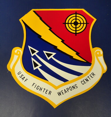 USAF FIGHTER WEAPONS CENTER LARGE DECAL | eBay