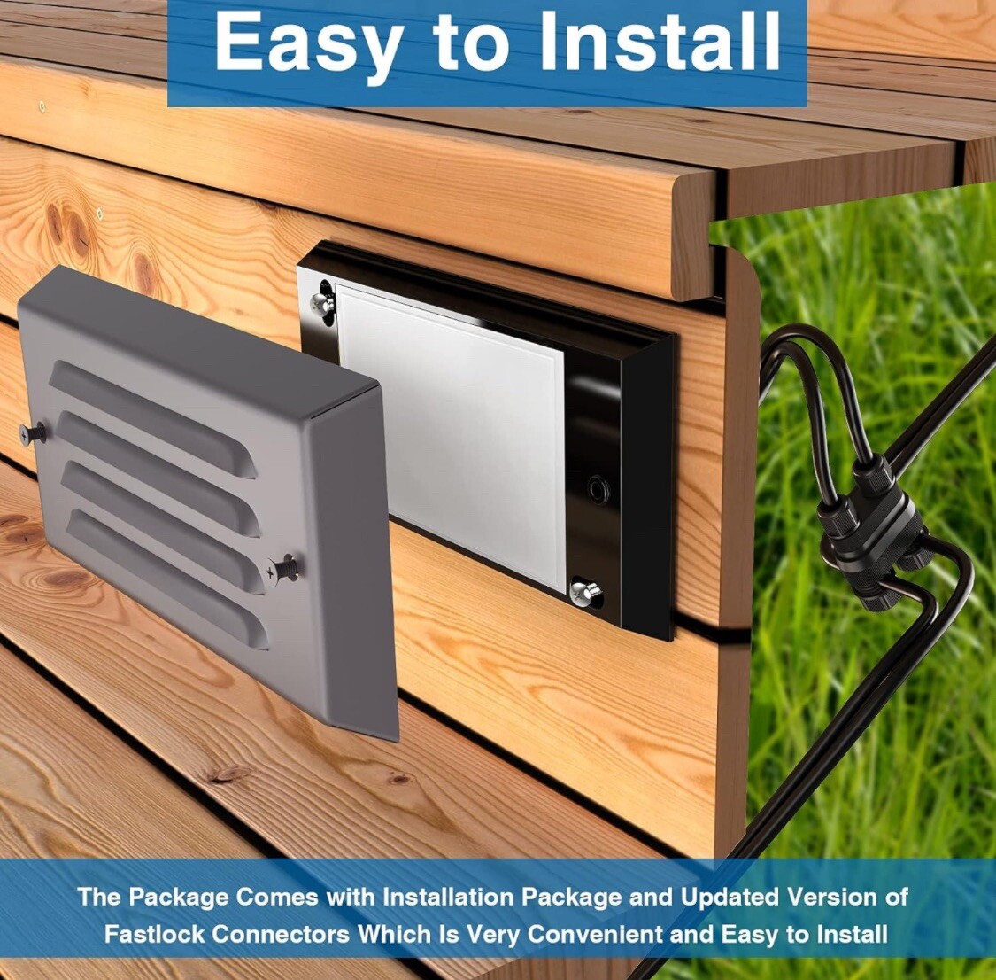 1x Low Voltage Transformer For Outdoor Stair 5W LED Deck Lights Sold ...