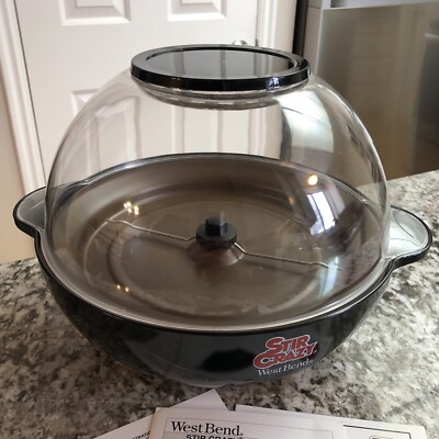 West Bend Stir Crazy 6 Quart Electric Popcorn Corn Popper Model 82306 ...