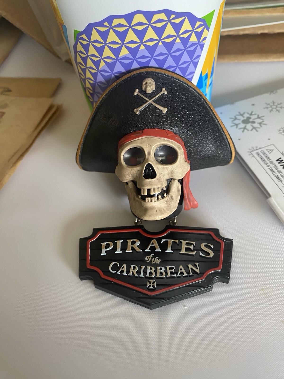 DISNEY WORLD PIRATES OF CARIBBEAN TALKING ORNAMENT! Brand New!! | eBay