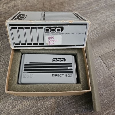 Vintage DOD 260 Direct Box Guitar Effect Pedal Unit USA | eBay