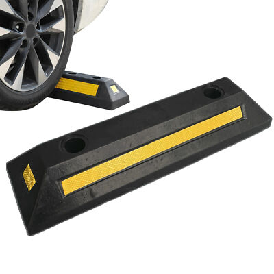 Car Stoppers for Garage Parking Aid for Garage with Yellow Reflective ...