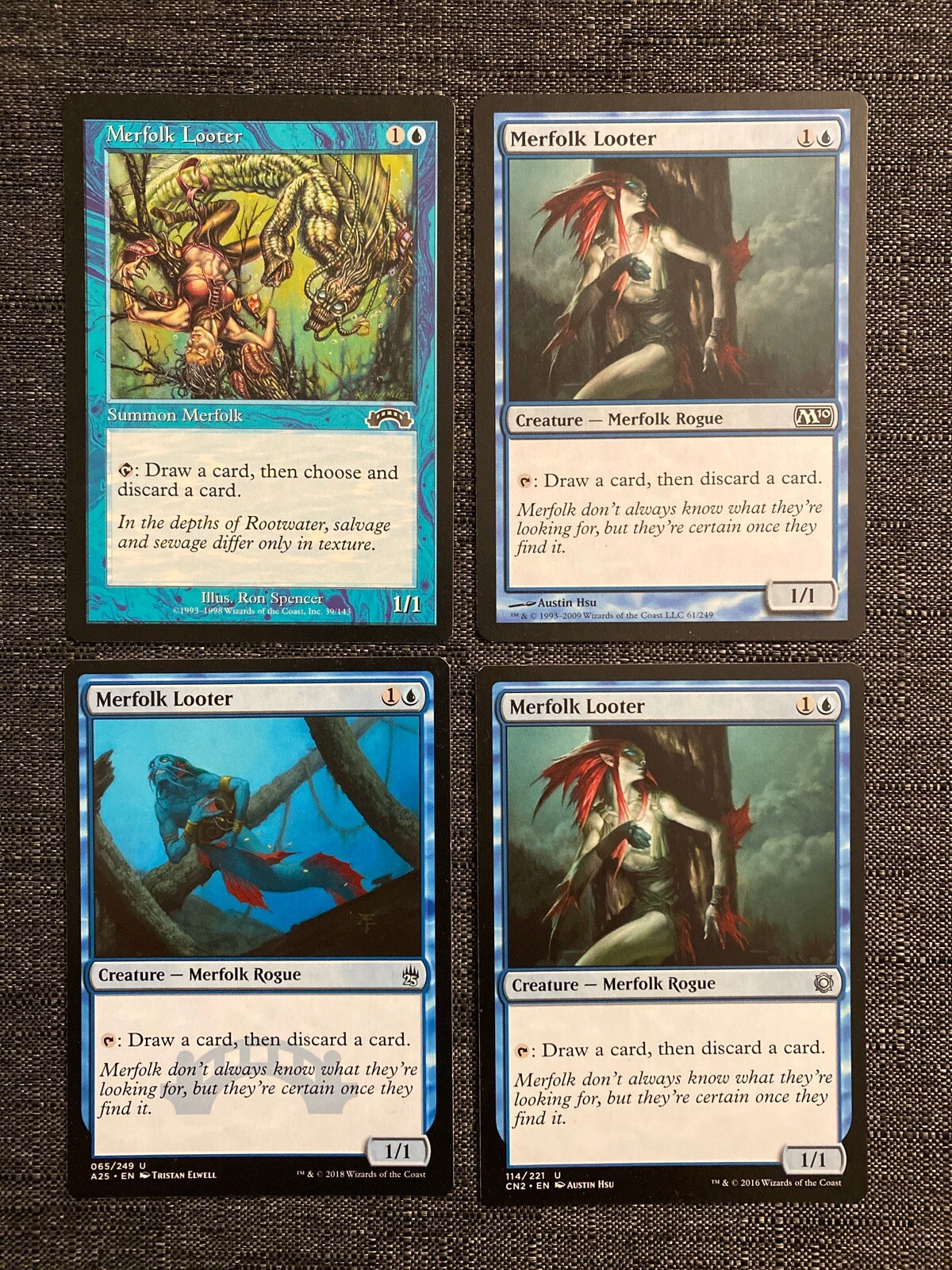 4x Merfolk Looter MTG Multiple Versions NM Magic The Gathering | eBay