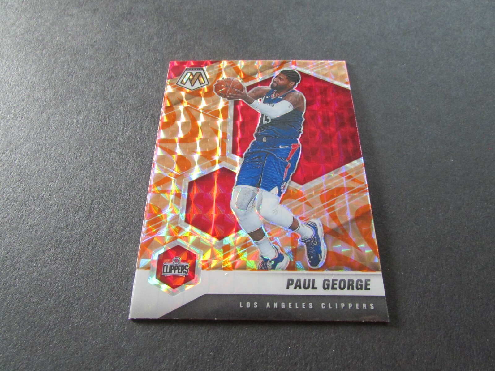 2020-21 Mosaic Paul George Card #75 Reactive Orange Prizm | eBay