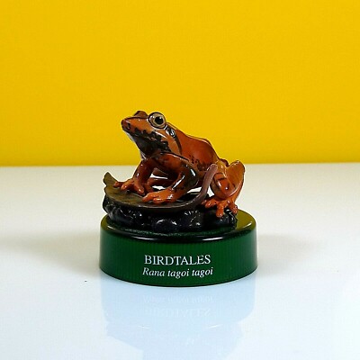 Kaiyodo Birdtales Tago's Brown Frog Rana Tagoi Tagoi Miniature Figurine ...