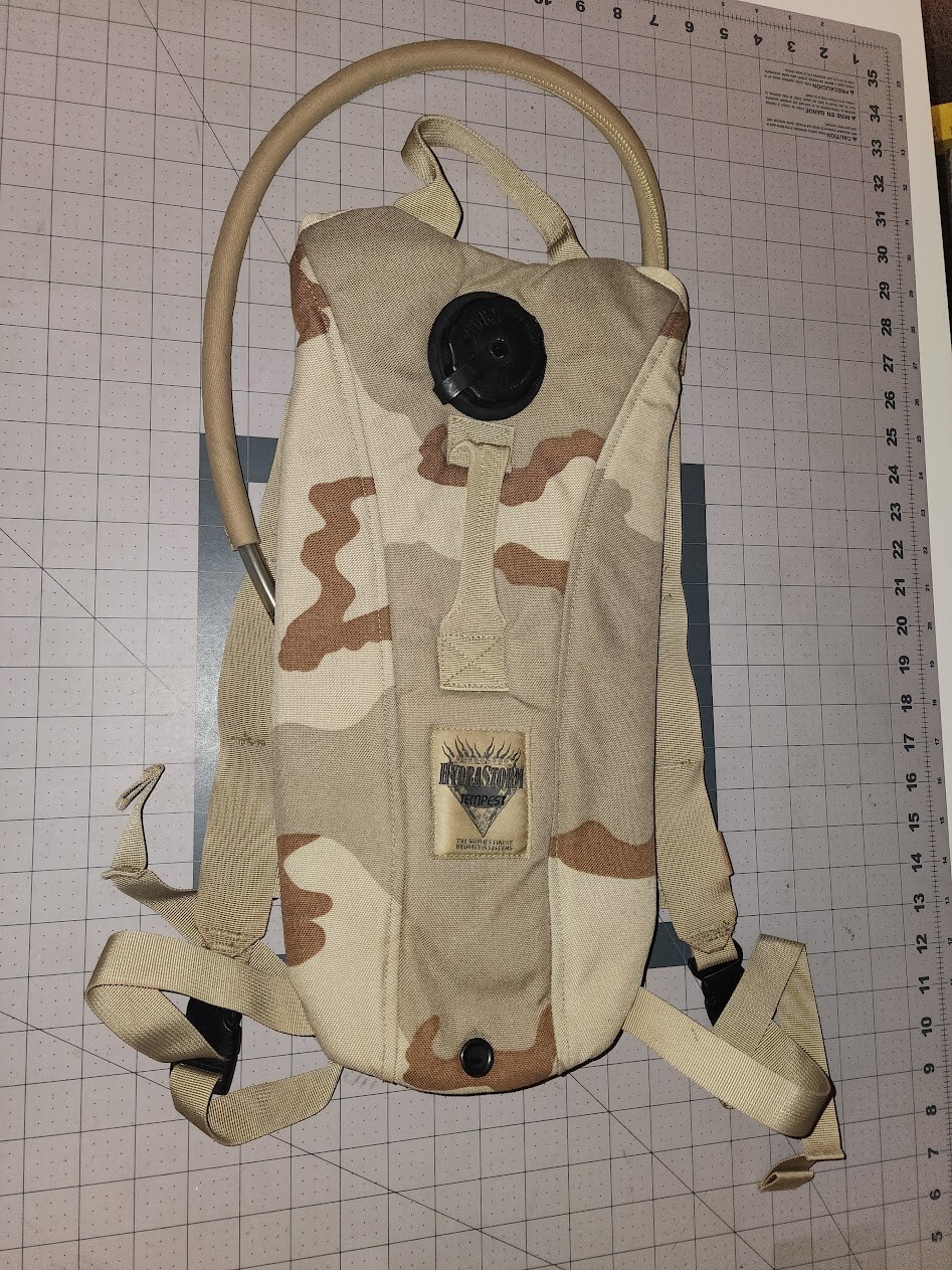 Hydrastorm Tempest Hydration System 100 oz Desert DCU - Used | eBay
