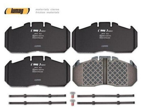 LUMAG 29131 00 901 00 Plaquettes de freins Avant pour MAN TGA pour ERF ...